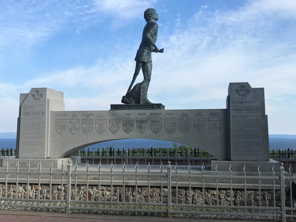 Terry Fox National Historic Monument Lookout - Superior Country